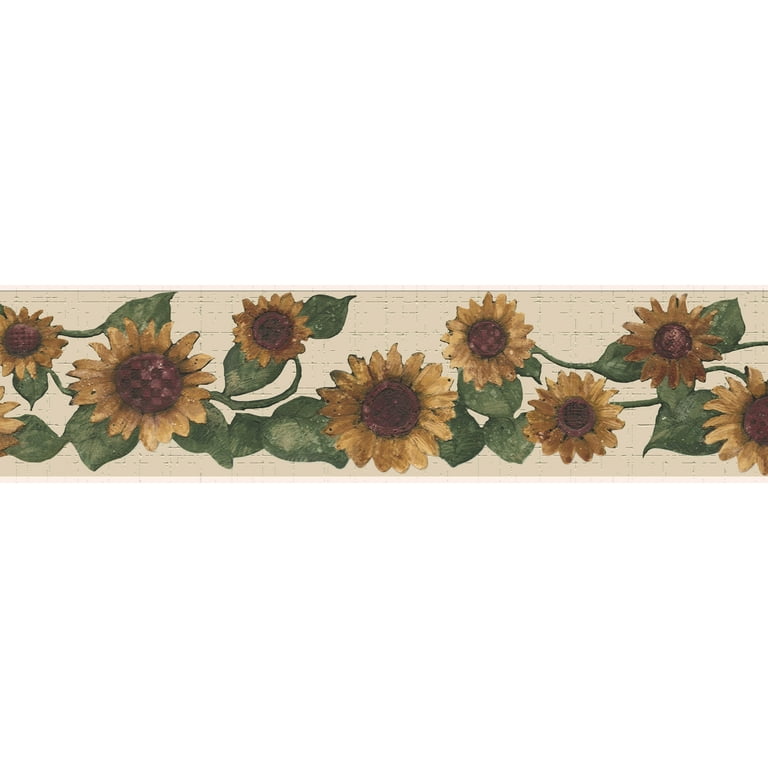 Sunflower Wallpaper Border