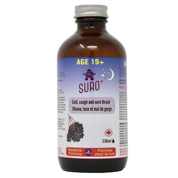 Suro - Elderberry Syrup Nighttime Age19+, 236ml - Walmart.ca