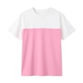 Color Short Sleeve For Boys Casual Comfortable Kids Tee Shirt With ...