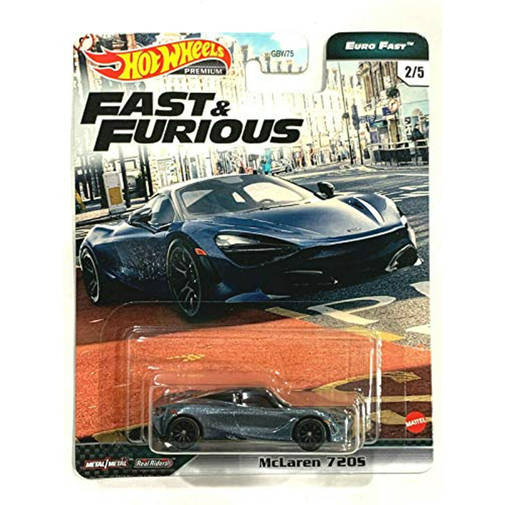 Hot Wheels Premium Fast & Furious McLaren 720S (Pearl Gray) Euro Fast 2 ...