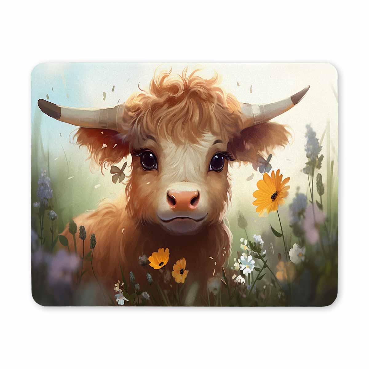 Cow Printed Mouse Pad Gaming Mouse Pad Waterproof Non-Slip Mousepad ...