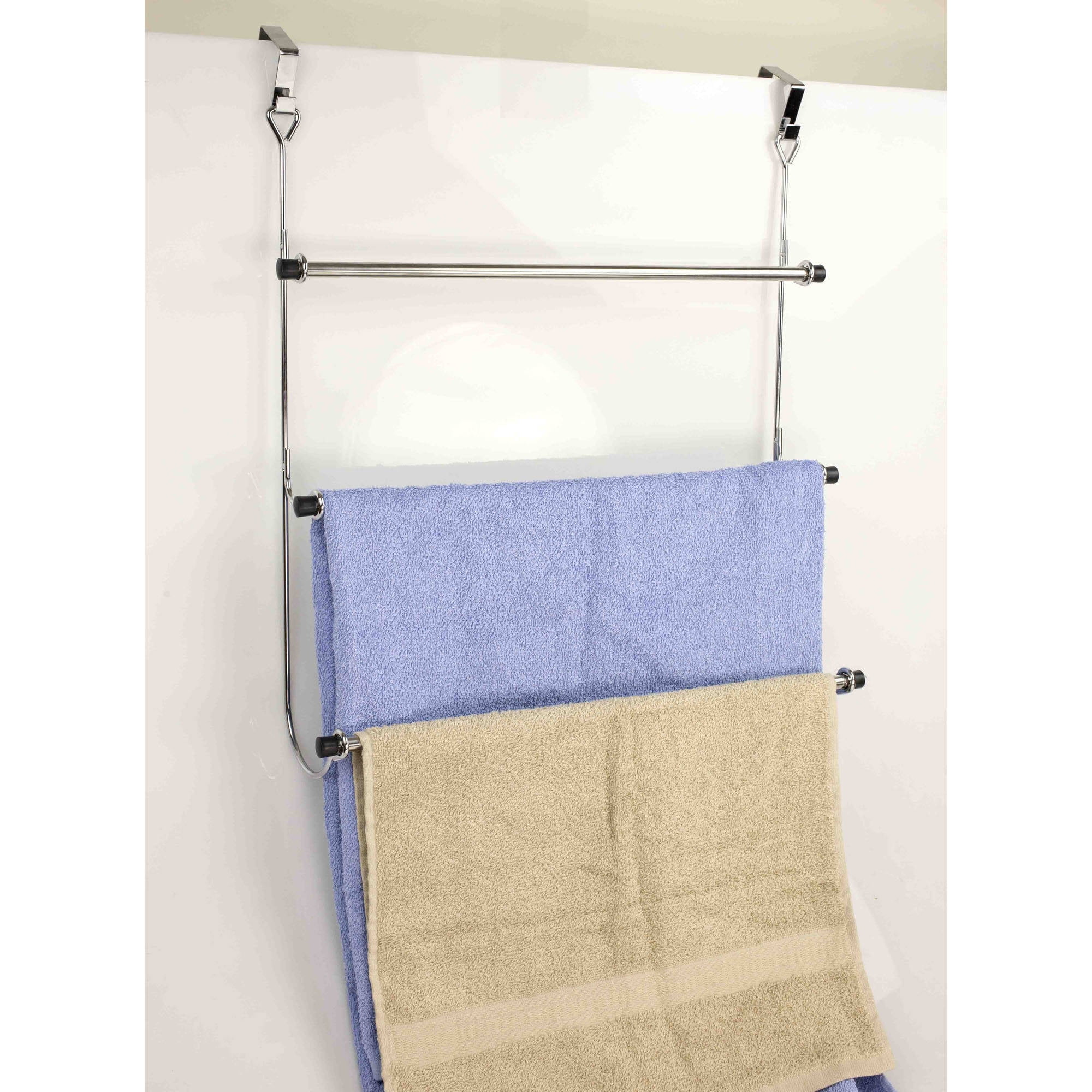 Home Basics over-The-Door Chrome Rack - Walmart.com - Walmart.com