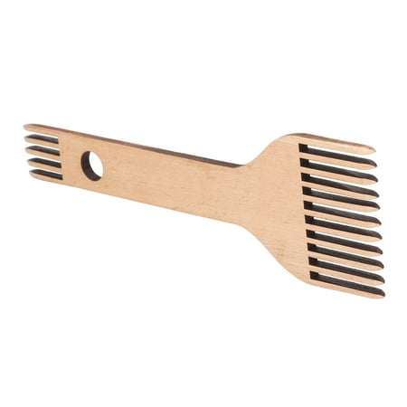 Wooden Weaving Loom Comb, Ergonomic Handle Weaving Loom Comb For DIY ...