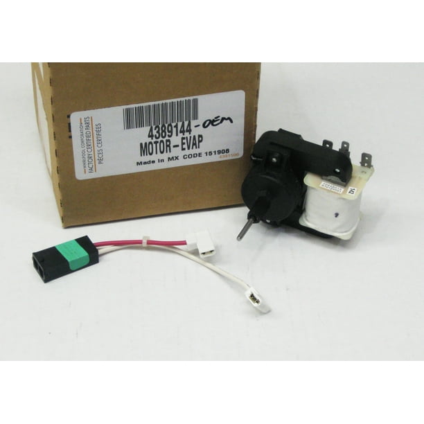 Whirlpool 4389144 Genuine Refrigerator Freezer Evaporator Fan Motor ...
