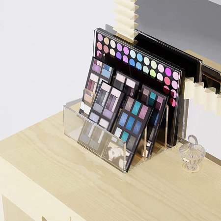 Clear Acrylic File Stand 3 Sections Desk File Holder Clear File ...