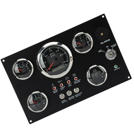 Digital Gauge Cluster, Fuel Level Oil Pressure Water Temp Voltage Meter ...