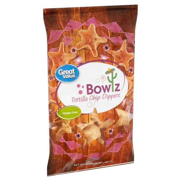 Great Value Bowlz Tortilla Chips Dippers, 10 oz - Walmart.com - Walmart.com
