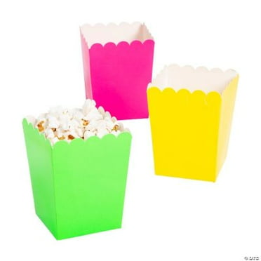 Mini Hot Pink Popcorn Boxes (24Pc) - 24 Pieces - Walmart.com