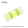 Uxcell 2 Packs Cylindrical Bubble Level 8x20mm Mini Bullseye Spirit ...