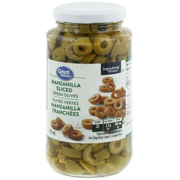 Great Value Whole Queen Olives, 375 mL - Walmart.ca