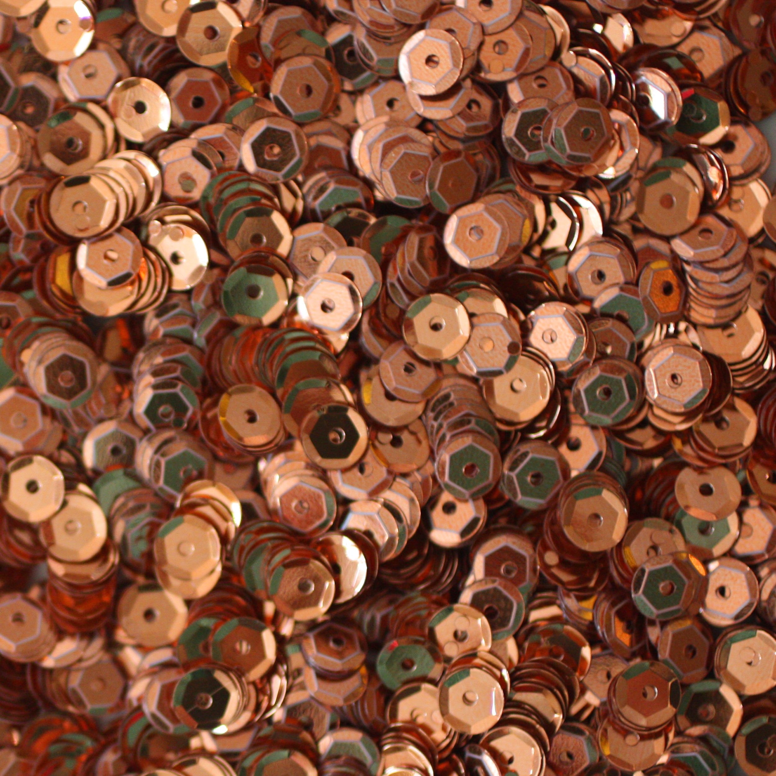 Copper Cup Sequins 5mm Shiny Metallic Made in USA - Walmart.com