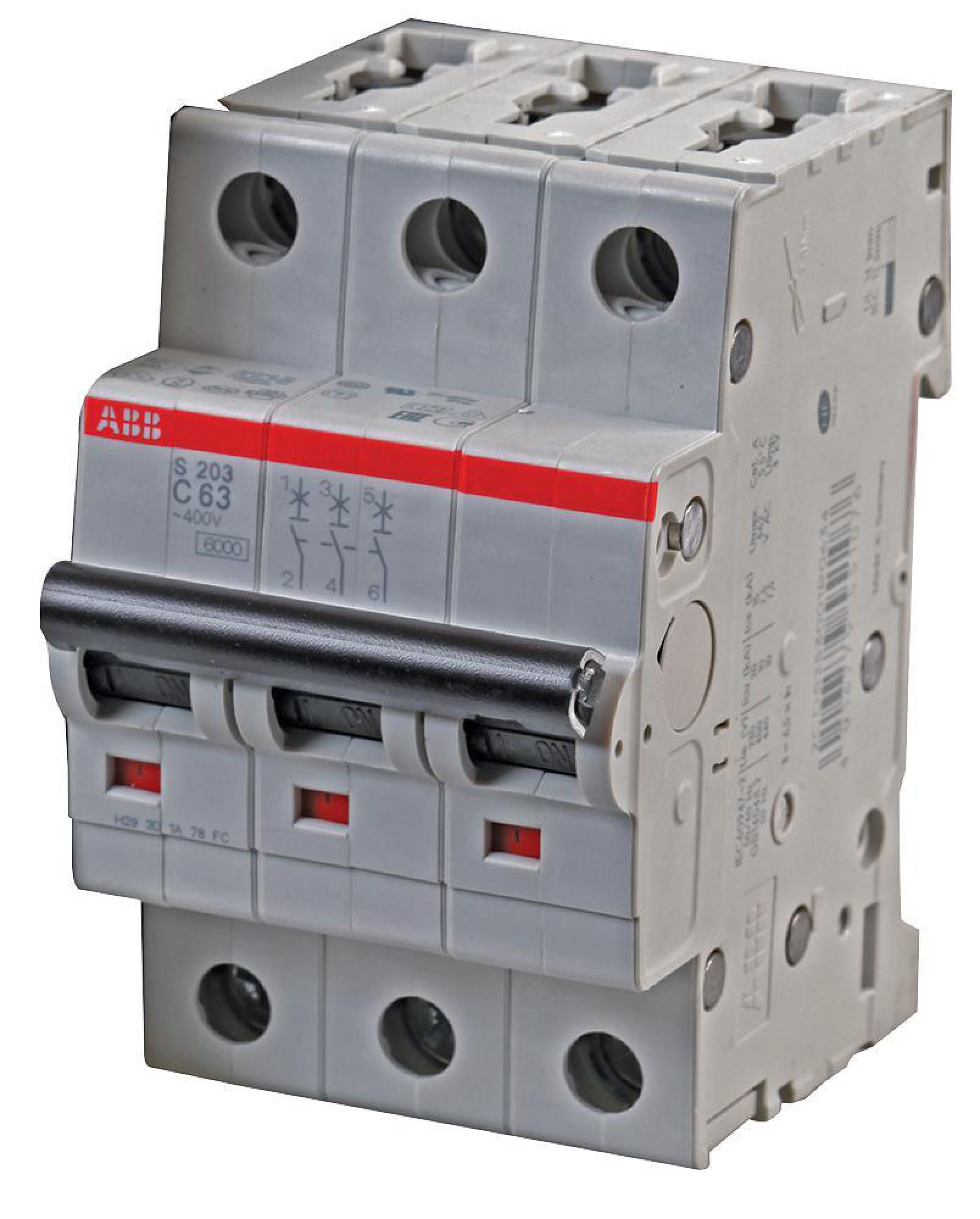 ABB - 63A TP Type C MCB - Walmart.com