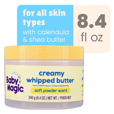 Baby Magic Creamy Baby Oil Lotion, Original Baby Scent, Hypoallergenic ...