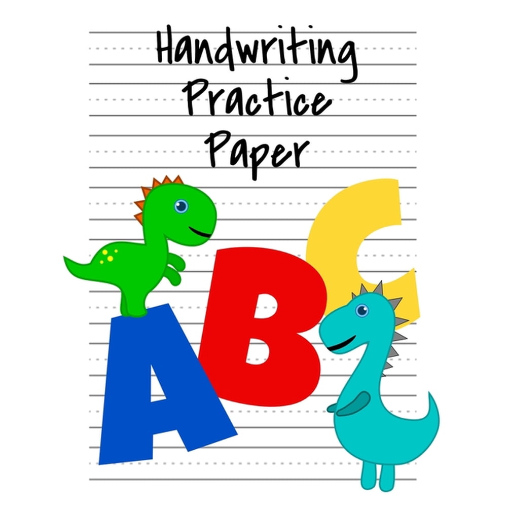 Handwriting Practice Paper ABC Dinosaur Kindergarten Writing Paper handwriting-practice-paper-abc-dinosaur-kindergarten-writing-paper
