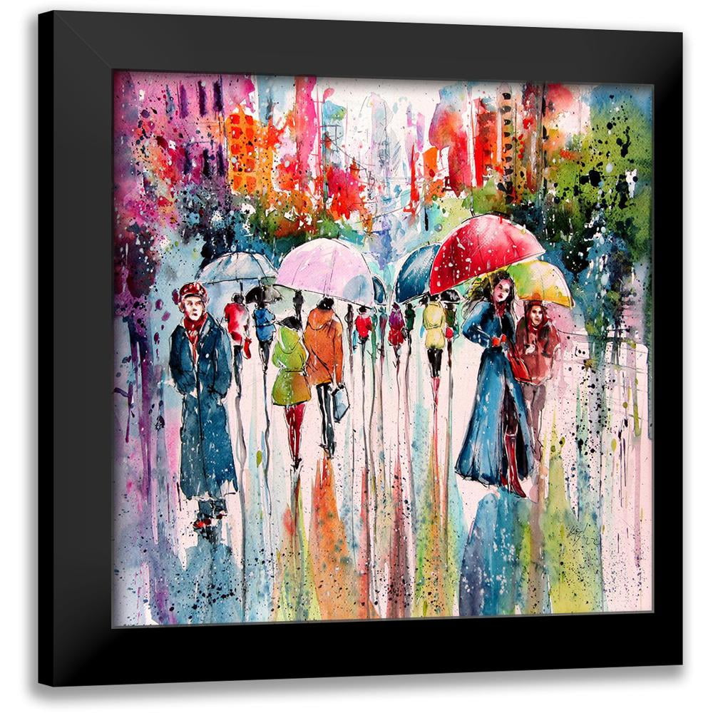 Kovacs Anna Brigite 15x15 Black Modern Framed Museum Art Print Titled