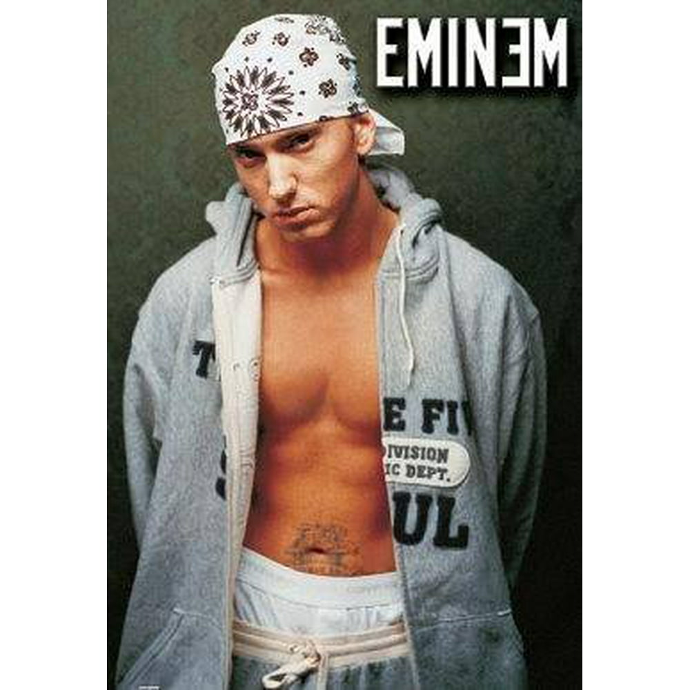 Eminem Poster Bandana New 24x36 - Walmart.com - Walmart.com