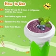 2 Pack Slushie Cup, Slushy Maker Cups, Magic Quick Frozen Squeeze Cups ...