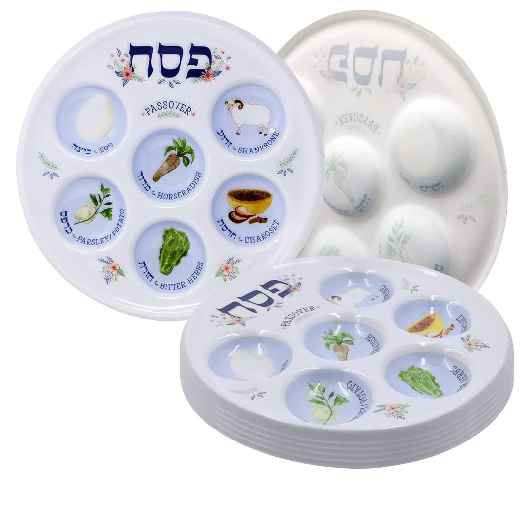 Click here for The Dreidel Company Passover Seder Plate Deluxe Qu... prices