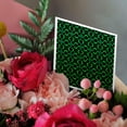3drose, Moroccan Tile Pattern Jade Green on Black, 1 Greeting Card with ...