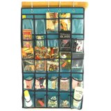 Lindbes 25 Clear Pockets Classroom Pocket Chart For Teacher Cell Phones ...