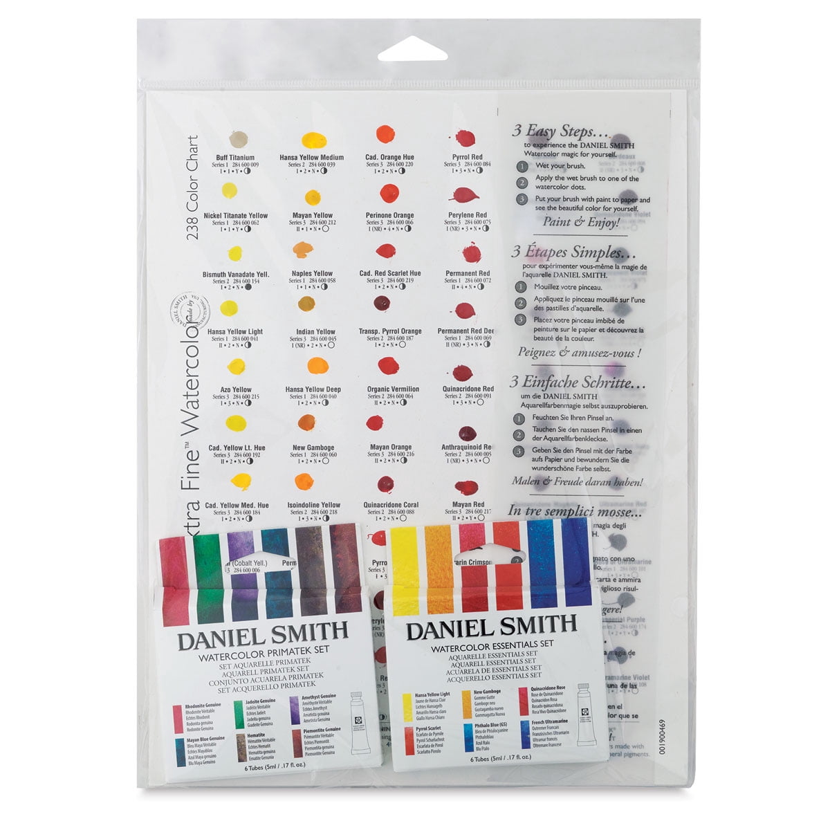 Daniel Smith Watercolor - 12-Color Set with FREE 238 Dot Card - Walmart.com