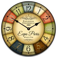 Infinity Instruments Classic Black 24 in. Wall Clock - Walmart.com