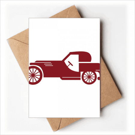 Geometric Classic Red Cars Outline Greeting Cards You are Invited ...