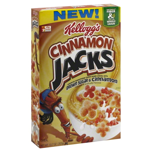 Kelloggs Cinnamon Jacks Cereal 10 7 Oz