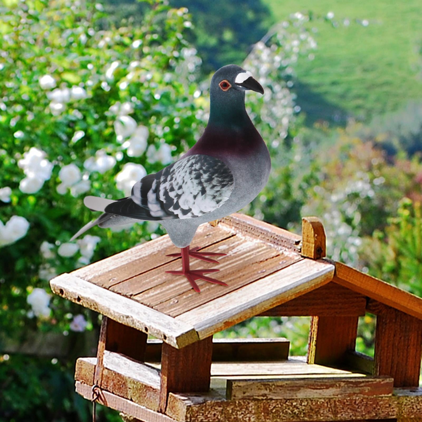 Adornos de palomas de simulación Figuras de pájaros realistas Paloma ...