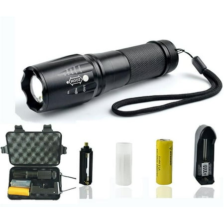 Tactical LED Flashlight, Black | Walmart Canada