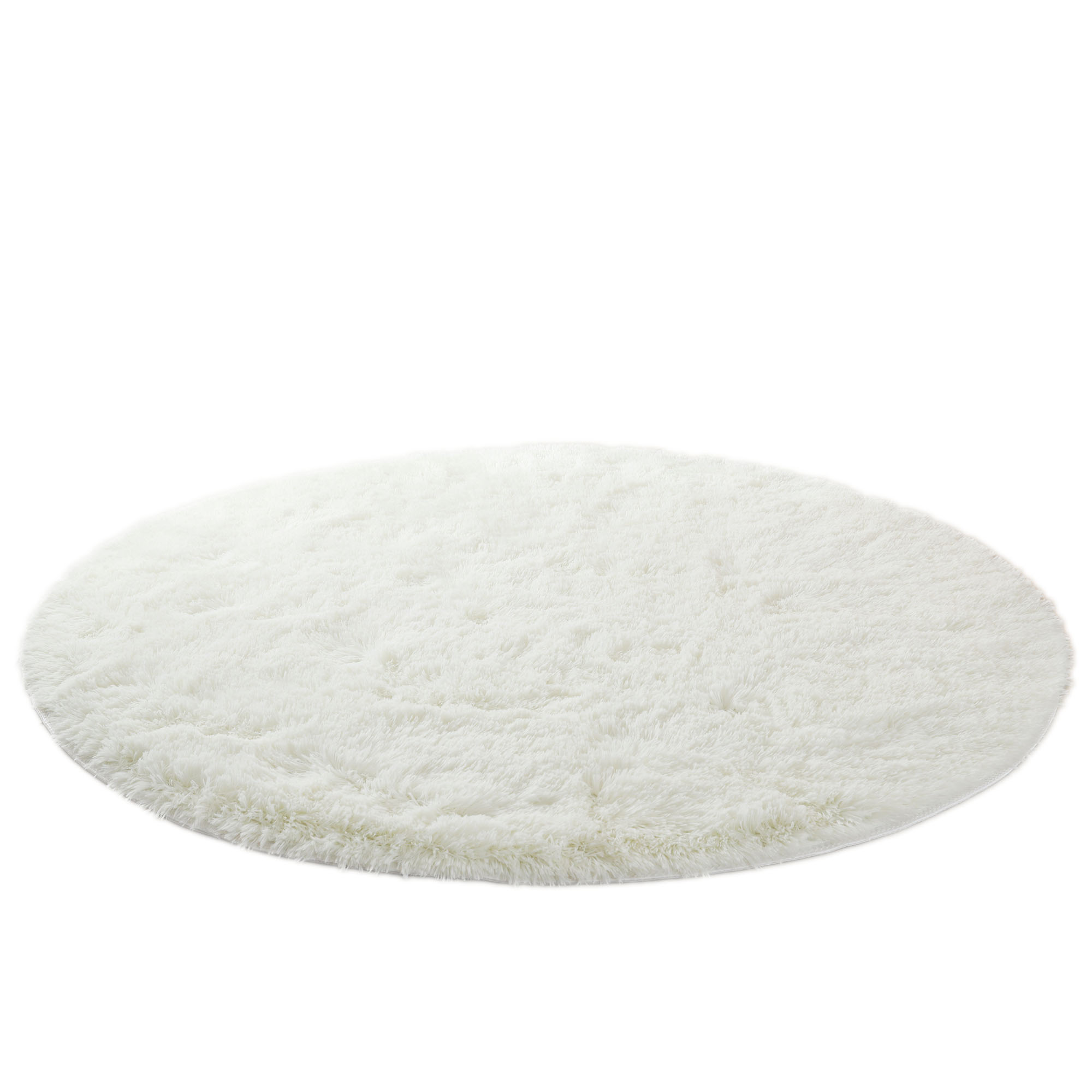 Fluffy Round Rug for Bedroom, Soft Circle Area Rug for Kids Room, Shag ...