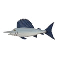 Dserhfy Wood Fish Nautical Wall Decor Rustic Beach Fish Wall Art ...