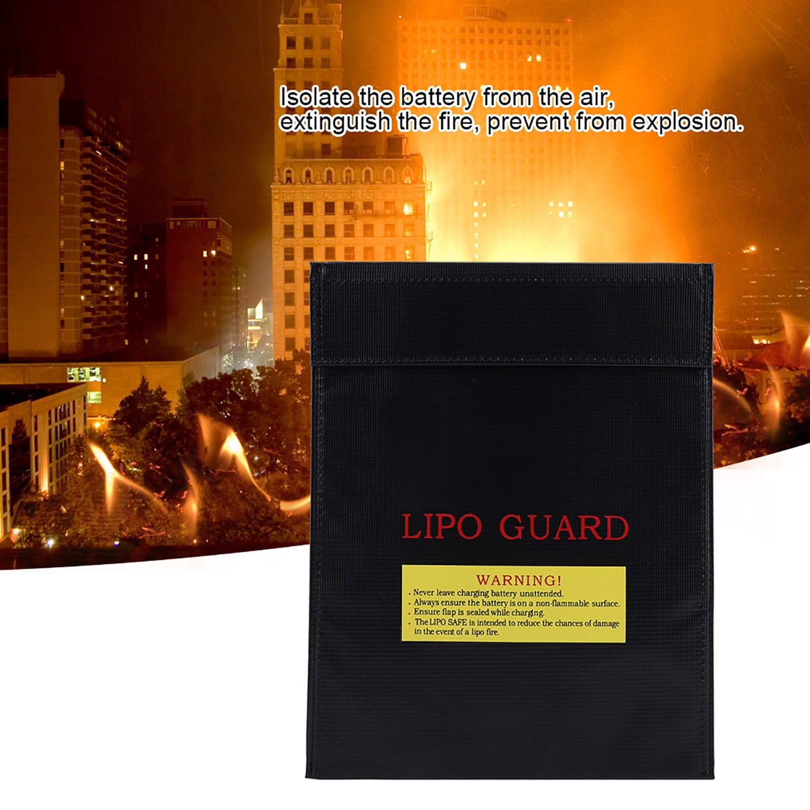 Bolsa de seguridad incombustible Lipo, bolsa incombustible Li po Bolsa ...