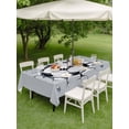 Abstract Football Rectangle Outdoor Tablecloth with Umbrella Hole ...