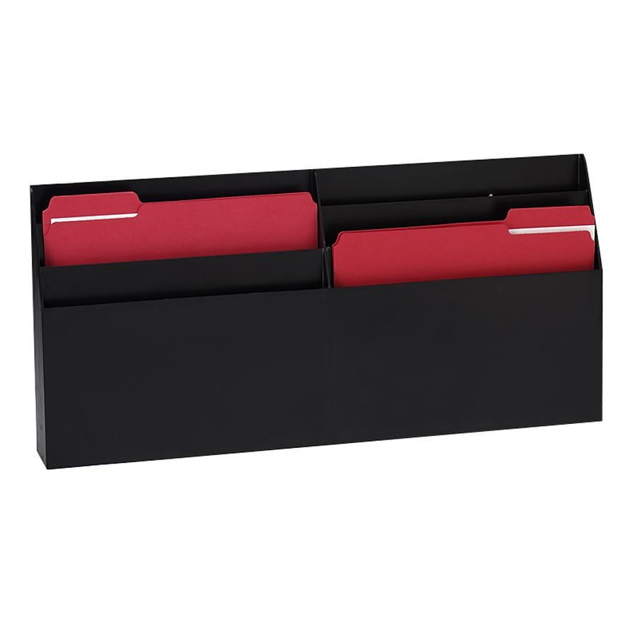 Rubbermaid, 6-Pocket Desk/Wall Organizer, 1 / Each, Black - Walmart.com
