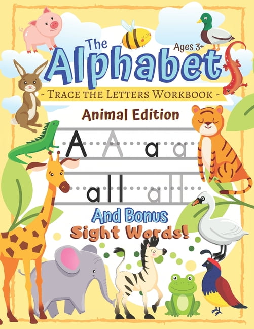 Trace the Alphabet: Trace the Alphabet Workbook : Letters of the ...