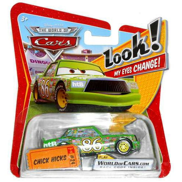 Disney Cars Lenticular Eyes Series 1 Chick Hicks Diecast Car - Walmart ...