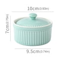 Miniature Covered Porcelain Ramekin Oven Safe Pottery Bowl For Daily ...