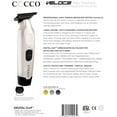 Cocco Hair Pro Veloce Pro Trimmer Pearl White All-Metal Cordless DLC ...