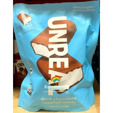 UNREAL Dark Chocolate Coconut Bars | 3g Sugar | Certified Vegan, Gluten ...