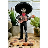 Dia De Los Muertos Sugar Skull Sunburst Dancer Figurine Day Of The Dead ...