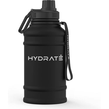 HYDRATE 43 Oz Midnight Blue Stainless Steel Water Bottle - BPA Free ...