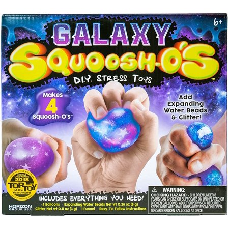 Galaxy Squoosh-O's DIY Fidget IGUOHAO by Horizon Group USA, Make 4 De ...