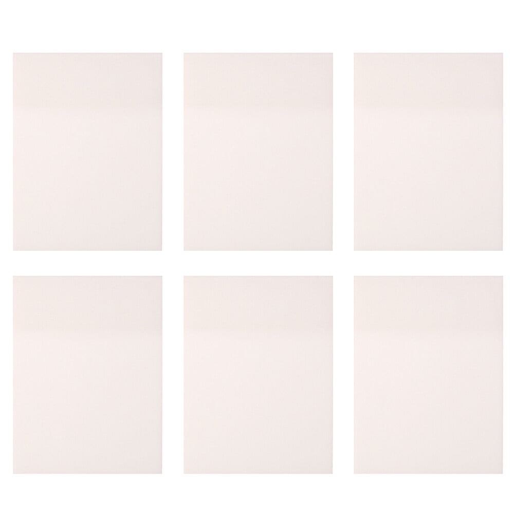 6 unids Transparente Memo Nota Nota Adhesivo Nota Pads Impermeable Memo ...