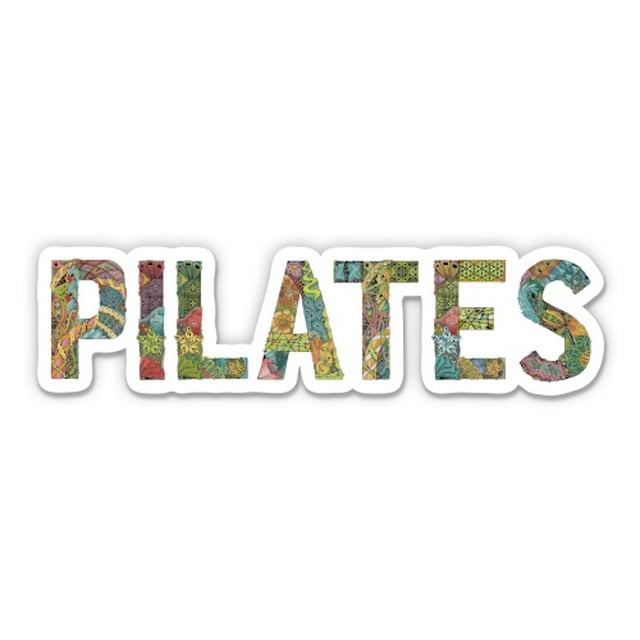 Pilates - 12" Vinyl Sticker Waterproof Decal - Walmart.com