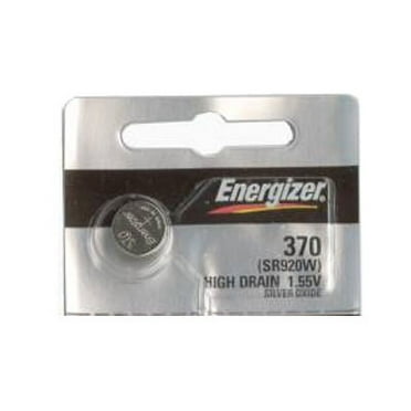 Energizer 371 Silver Oxide Button Battery, 371 cell (1 Pack) - Walmart.com