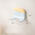 Bathroom Dryer Holder, No Drill Wall Mounted Dryer Rack, 2 in 1 ...