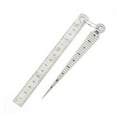 1-15mm Set Wedge Feeler Gauge Clearance Ruler Probe Taper Gauge Gap ...