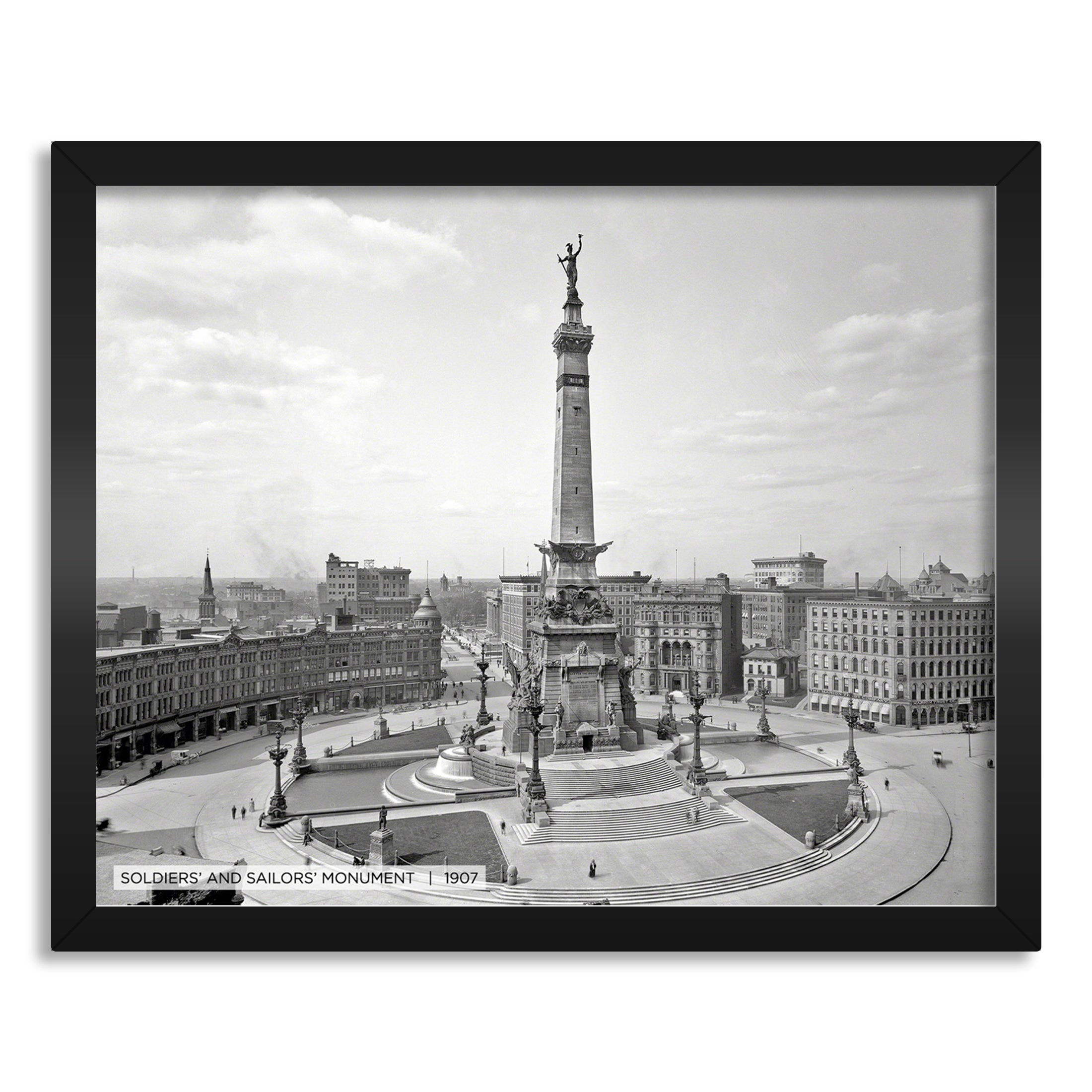 Second Story Collection, Indianapolis 16x20 Straight Fit Framed Canvas ...