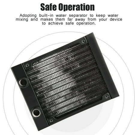 Aluminium PC Heat Exchanger, Durable G1/4 Thread Computer Heat ...